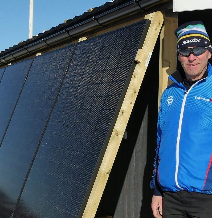 Solcelleanlegg i Skrautvålsvegen - Fjell Elektrikeren Valdres AS
