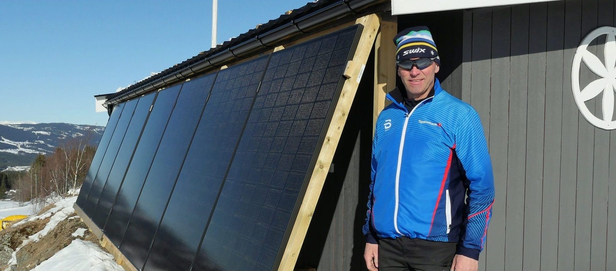 Solcelleanlegg i Skrautvålsvegen - Fjell Elektrikeren Valdres AS